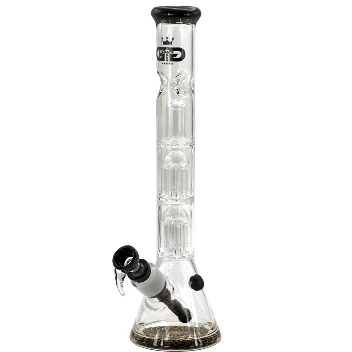 Grace Glass 'Triple Tree-Arm Percolator Beaker' 40cm schwarz | nur 107,99